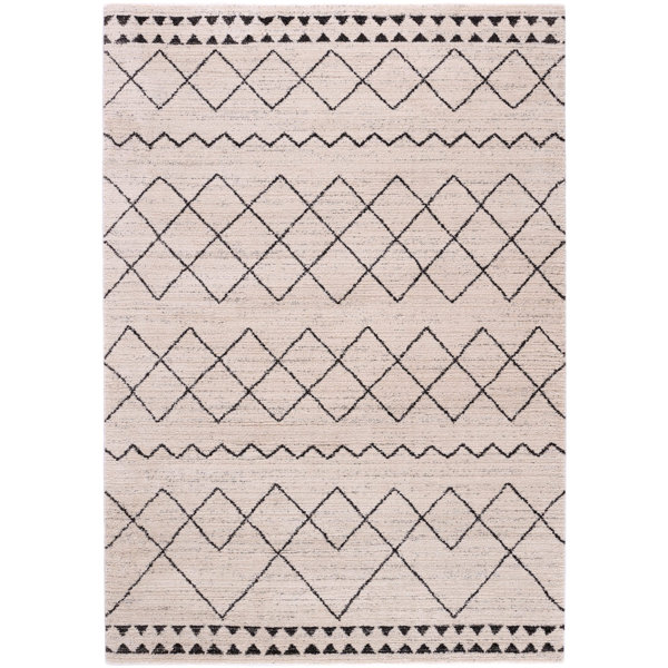 Foundry Select Tapis gris anthracite / gris / ivoire / crème tissé à la machine Britnye ...